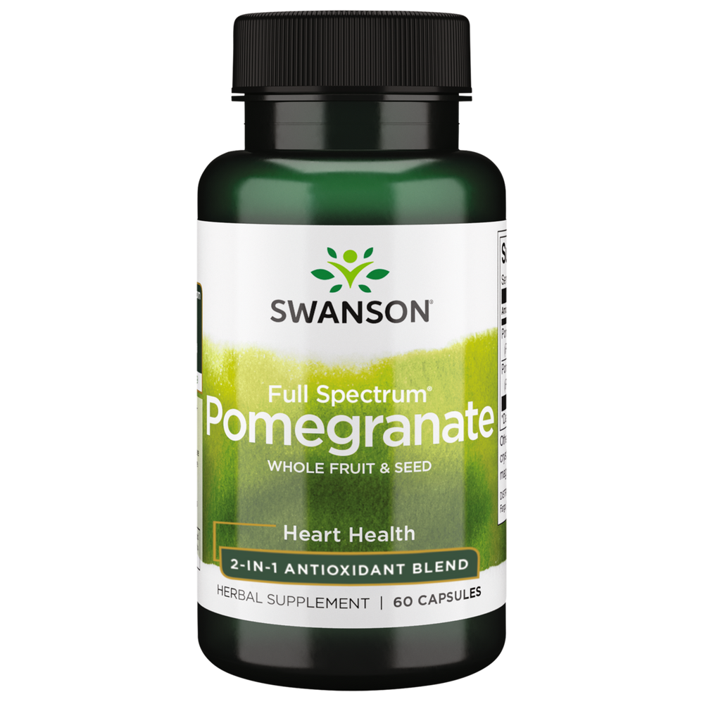 Swanson Pomegranate Full Spectrum 60 caps | Way of Life Health Store