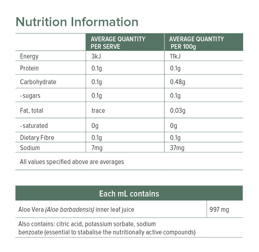 LIFESTREAM ALOE VERA JUICE 500ML | Way of Life Health Store